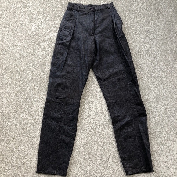 Andrew Marc | Pants & Jumpsuits | Vintage Andrew Marc Leather Pants ...